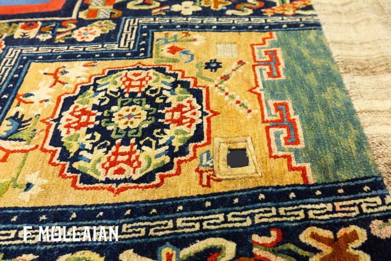 Antique Tibetan Rug (134x65 cm)