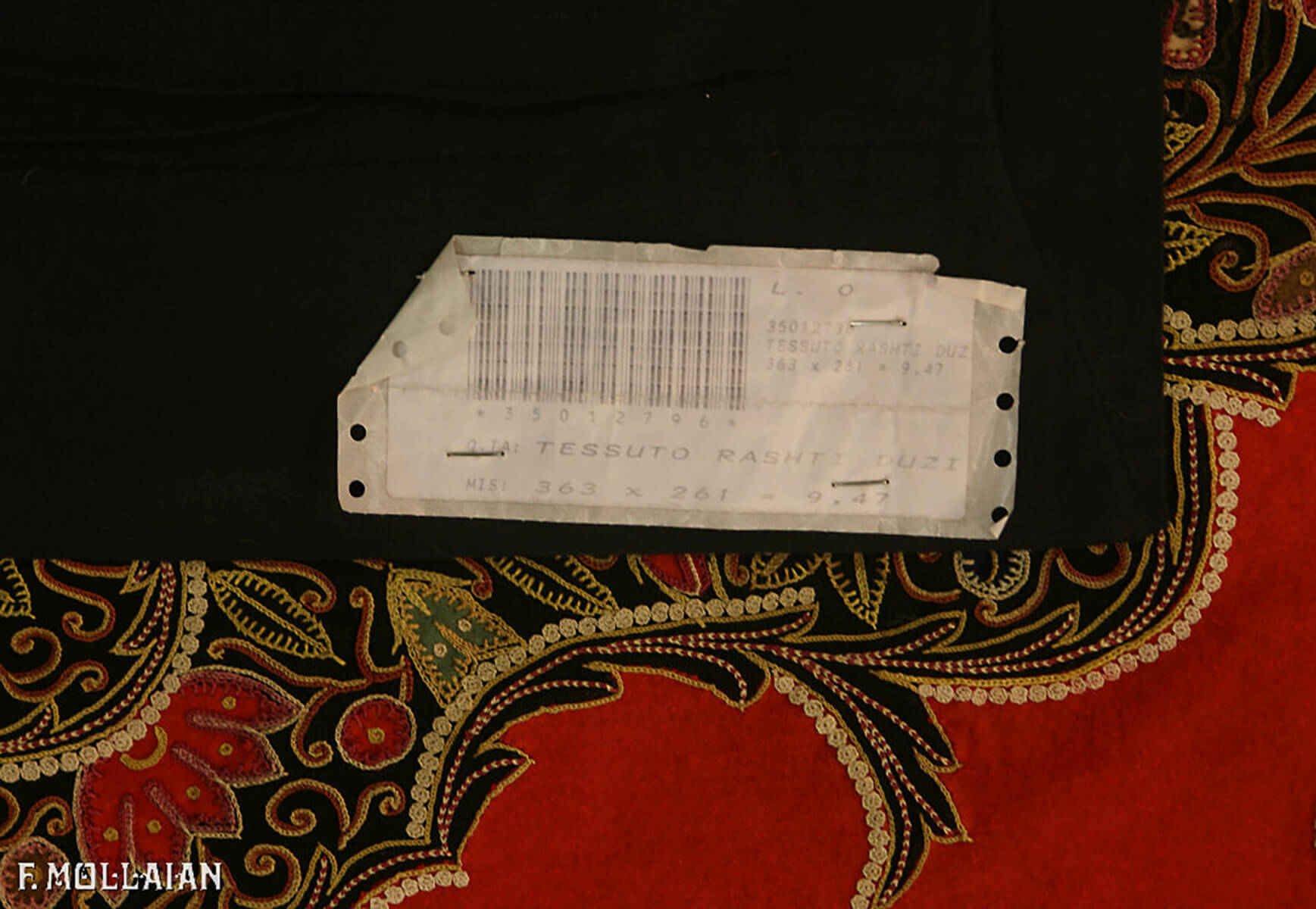 Persian Rashti-Duzi Textile (363x261 cm)